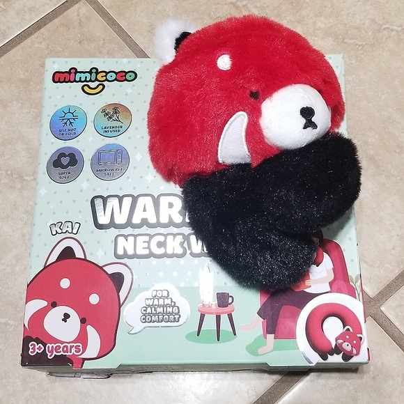 MIMI & COCO | Toys | Mimicoco Kai Red Panda Warming Neck Wrap Plush ...